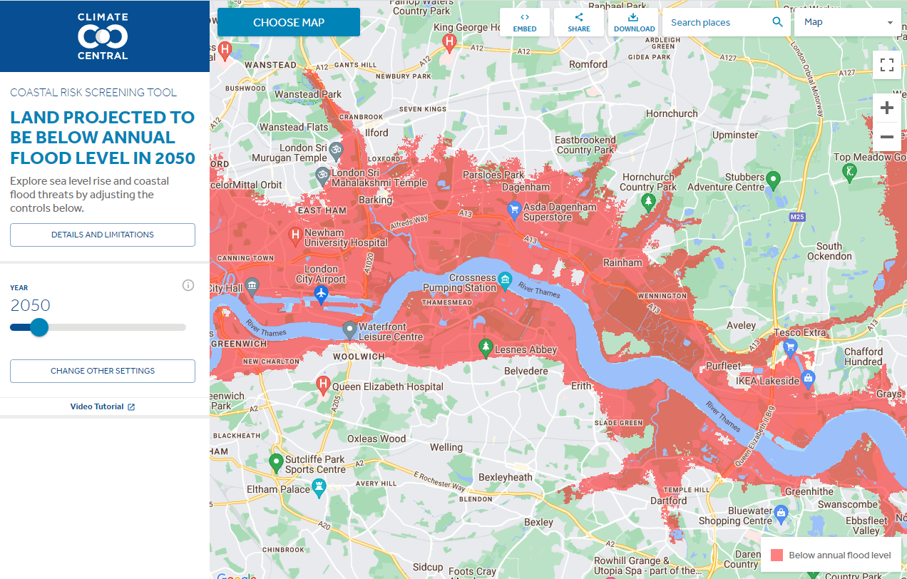 New Dagenham housing development could be below flood level in 2050 ...